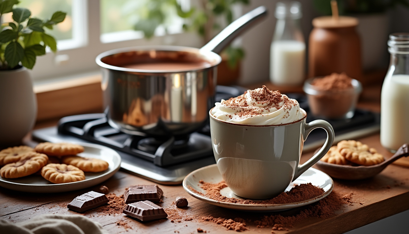 Chocolat chaud maison : secrets pour une onctuosité parfaite